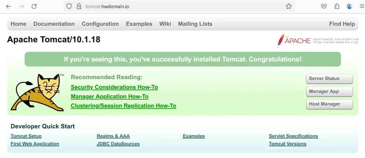 How To Install Apache Tomcat With Nginx Reverse Proxy On Almalinux