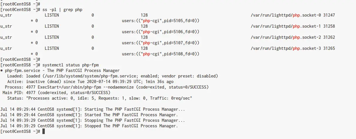 How To Install Lighttpd With Php Fpm And Mariadb On Centos