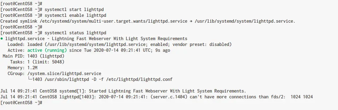 How To Install Lighttpd With Php Fpm And Mariadb On Centos
