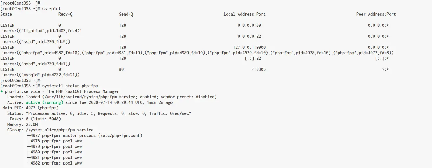 How To Install Lighttpd With Php Fpm And Mariadb On Centos