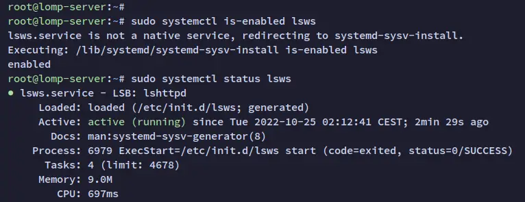 How To Install LOMP Stack OpenLiteSpeed MariaDB And PHP On Debian 11