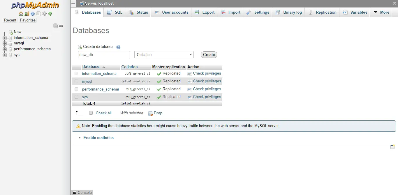 How To Install MySQL Server With PhpMyAdmin On FreeBSD 11