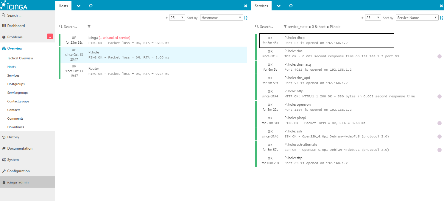 Add a new Host and Services to be Monitored by Icinga 2