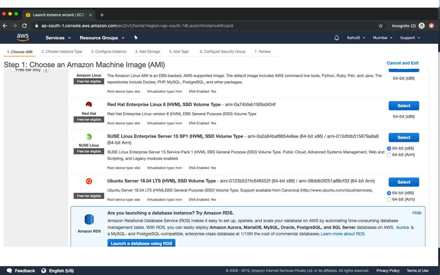 How to create an Ubuntu EC2 Instance on AWS