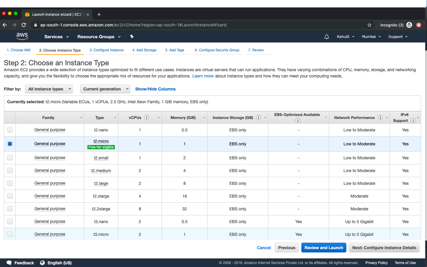 How to create an Ubuntu EC2 Instance on AWS
