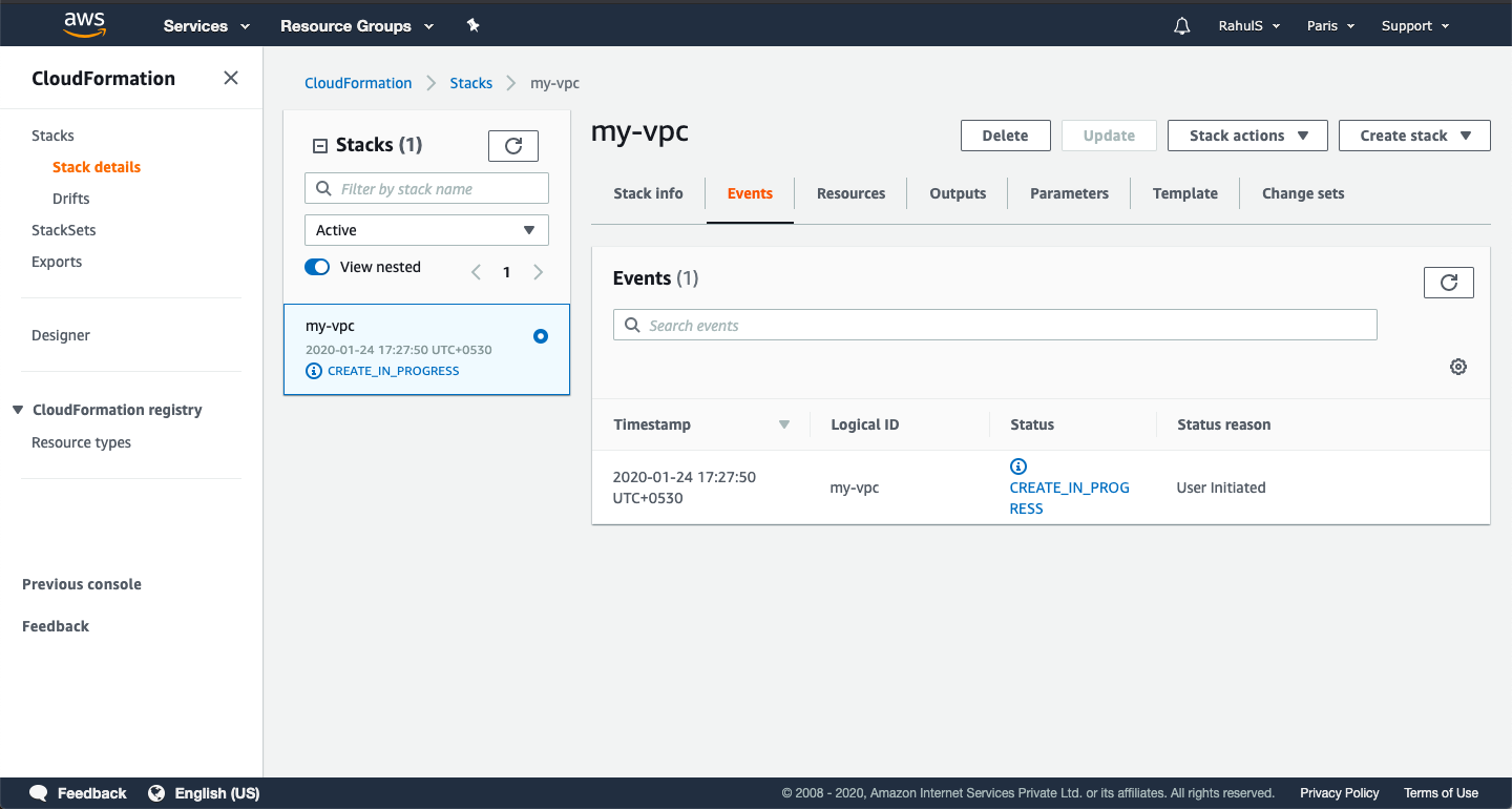 How To Use Cloudformation To Create A Vpc On Aws