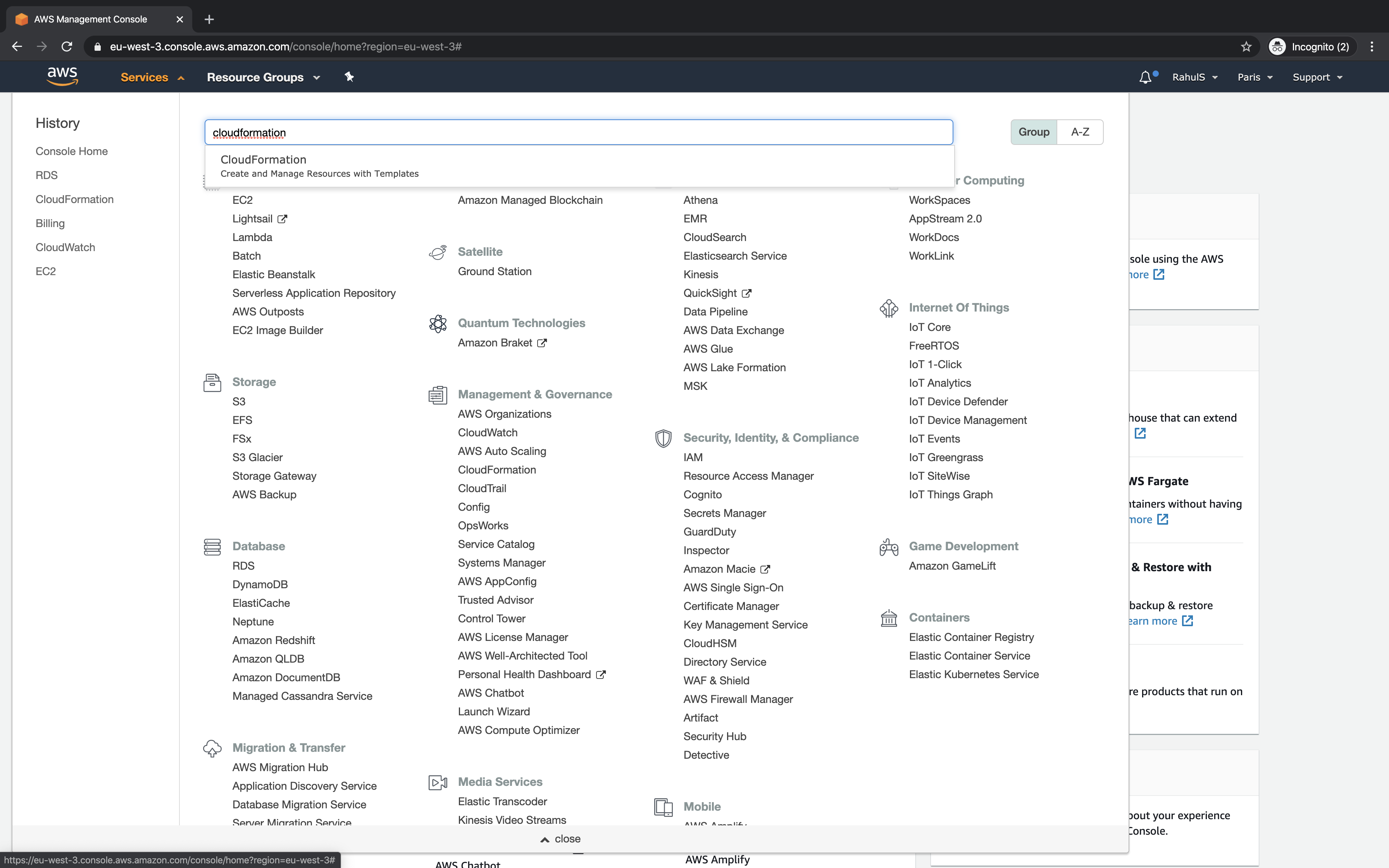 Use Cloudformation to create an RDS MySql Instance on AWS