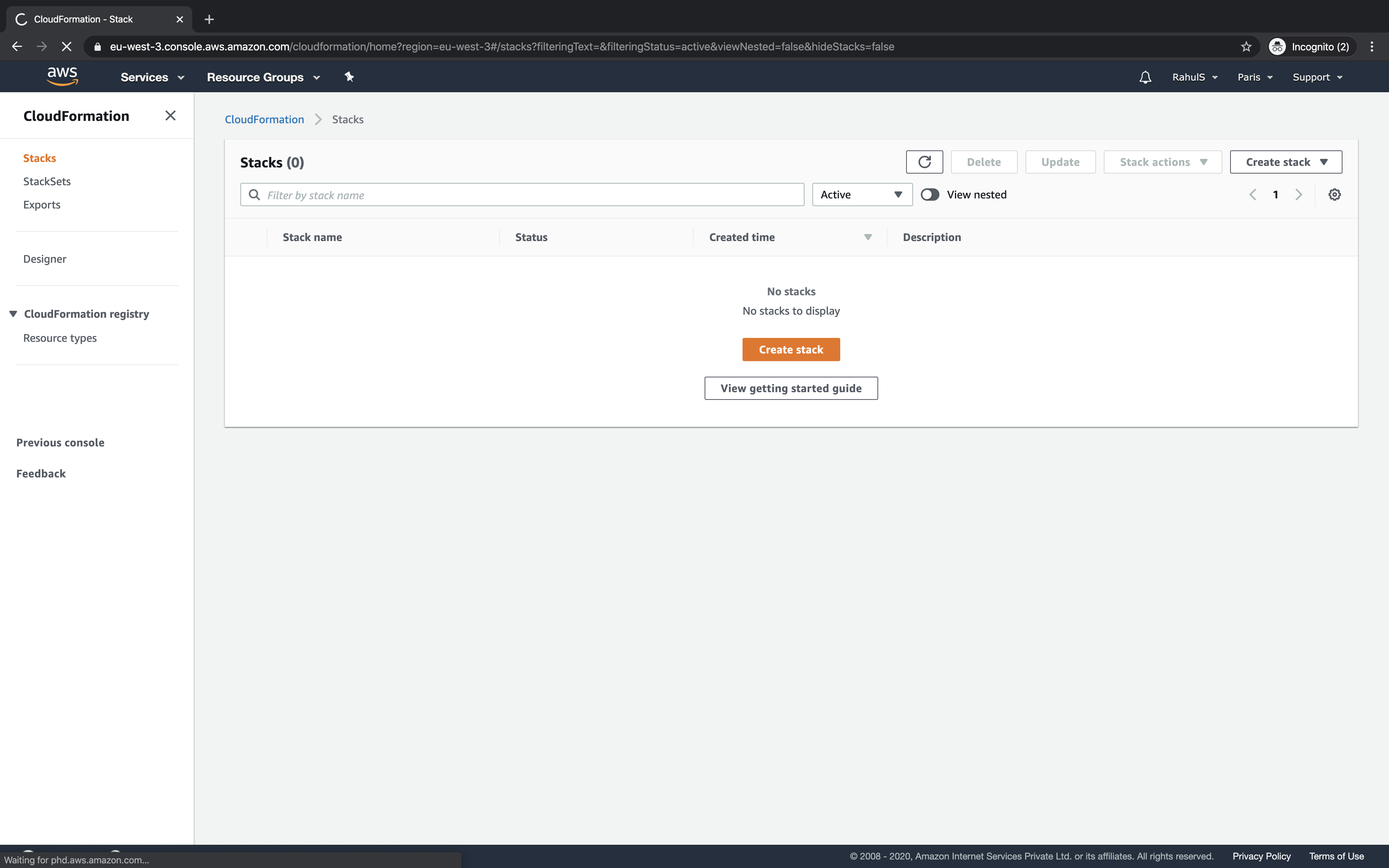 Use Cloudformation to create an RDS MySql Instance on AWS
