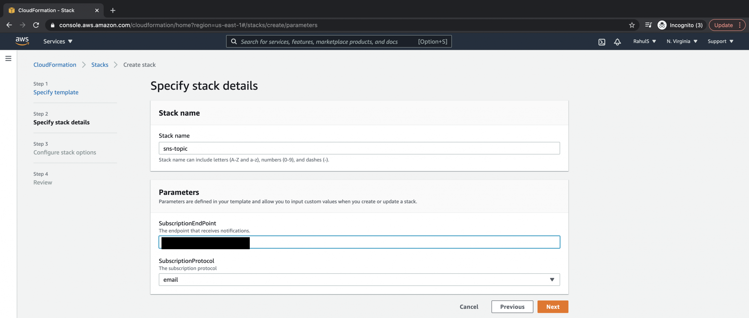 How To Use Cloudformation To Create An Sns Topic On Aws
