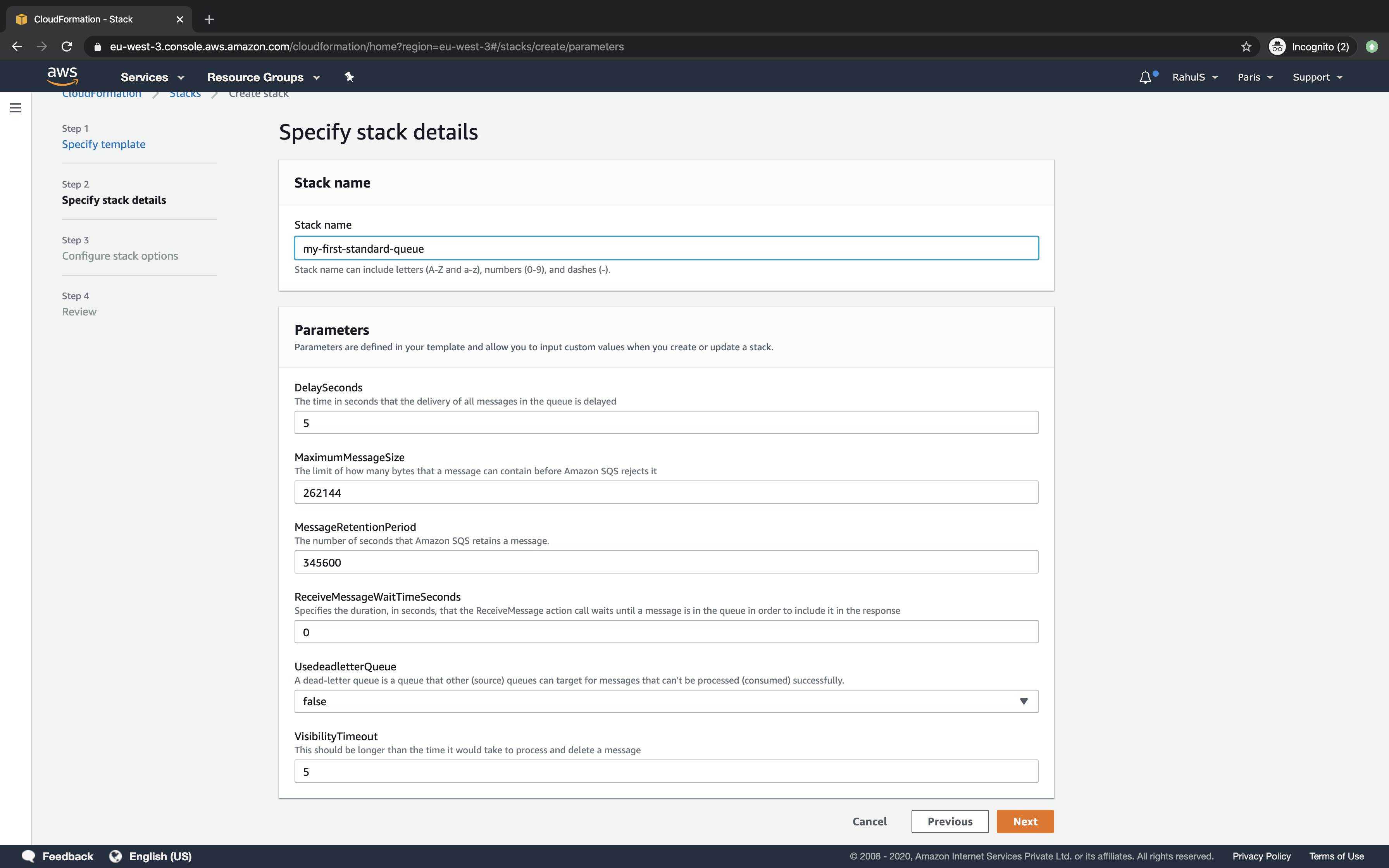 How To Use Cloudformation To Create Sqs Queues On Aws