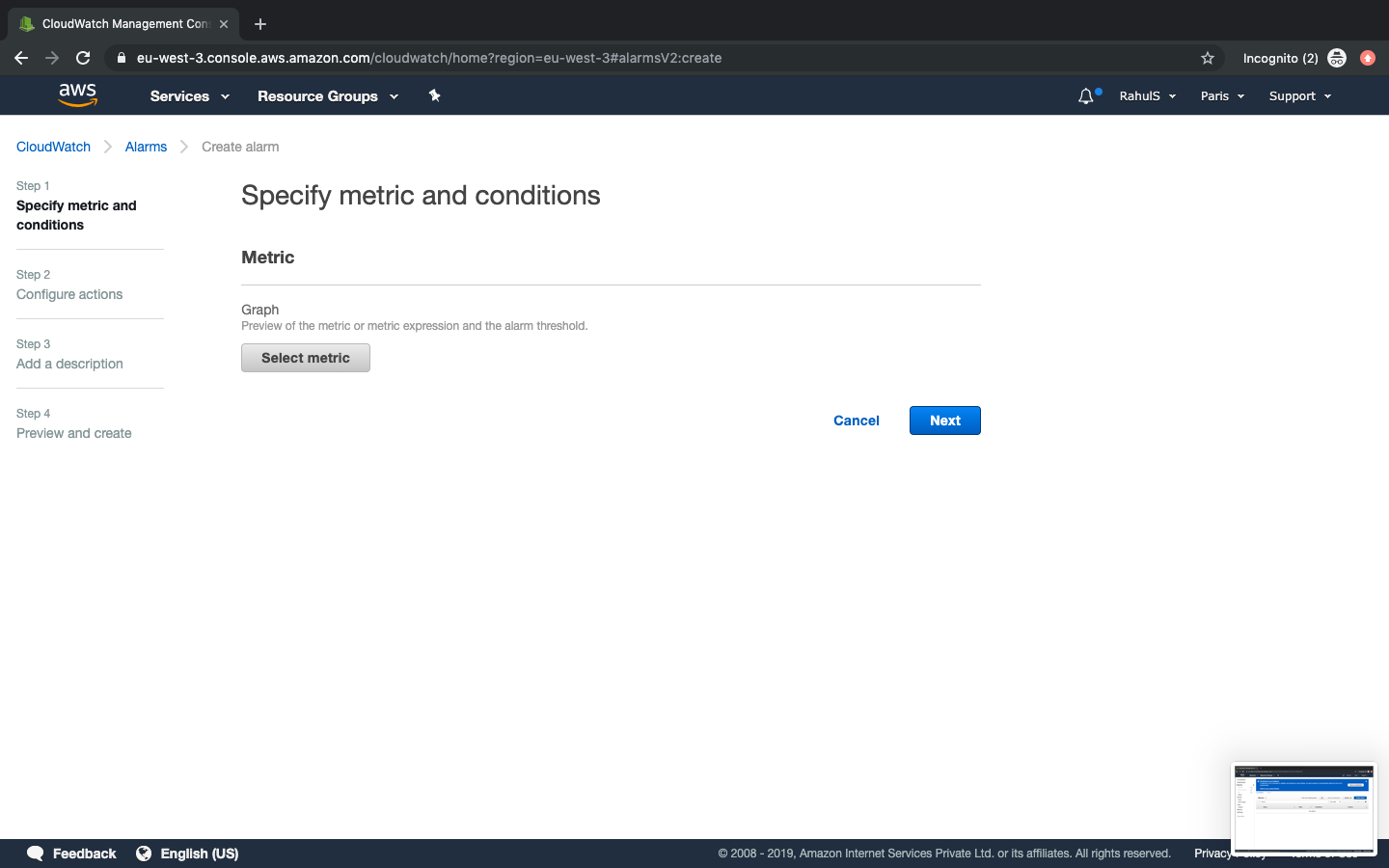 How To Create An Alarm For An Ec2 Instance With Cloudwatch