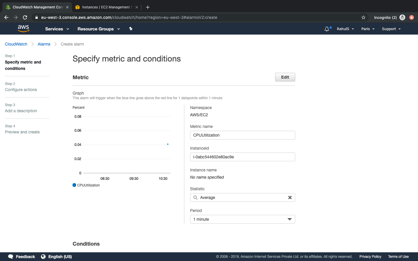 How To Create An Alarm For An Ec2 Instance With Cloudwatch
