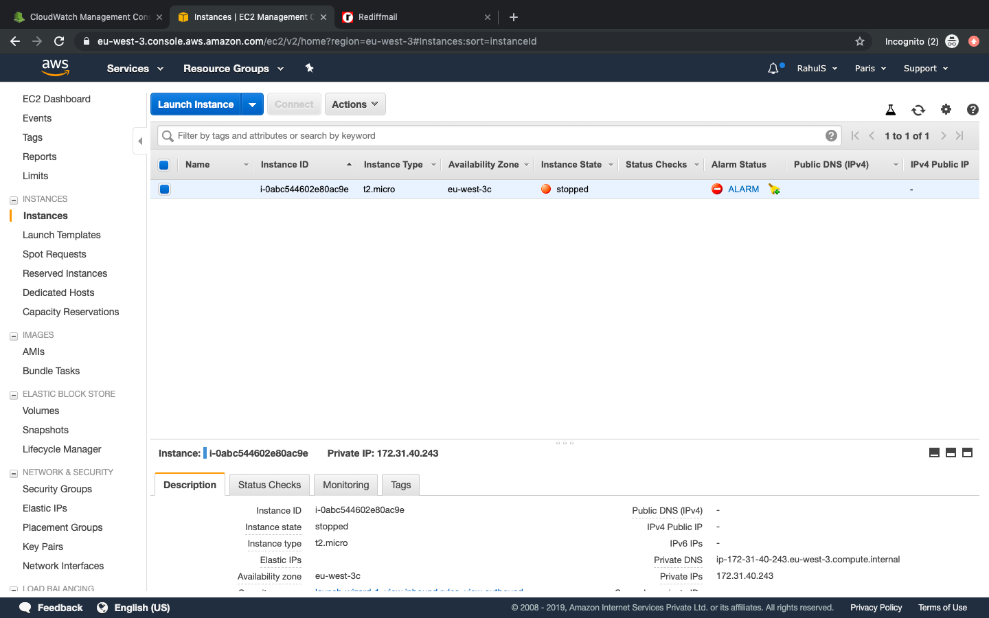 How To Create An Alarm For An Ec2 Instance With Cloudwatch
