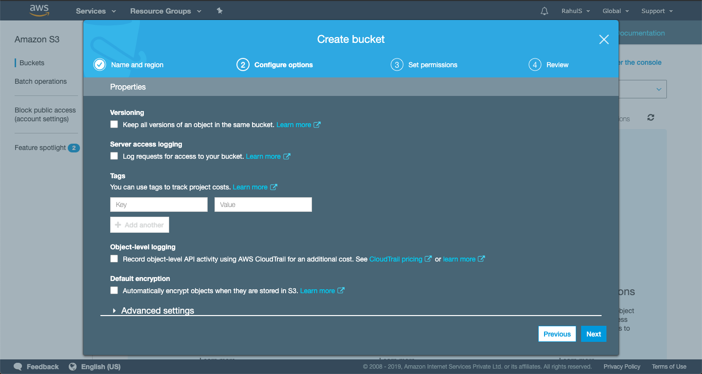 How To Create An S3 Bucket Object Storage On Amazon Aws