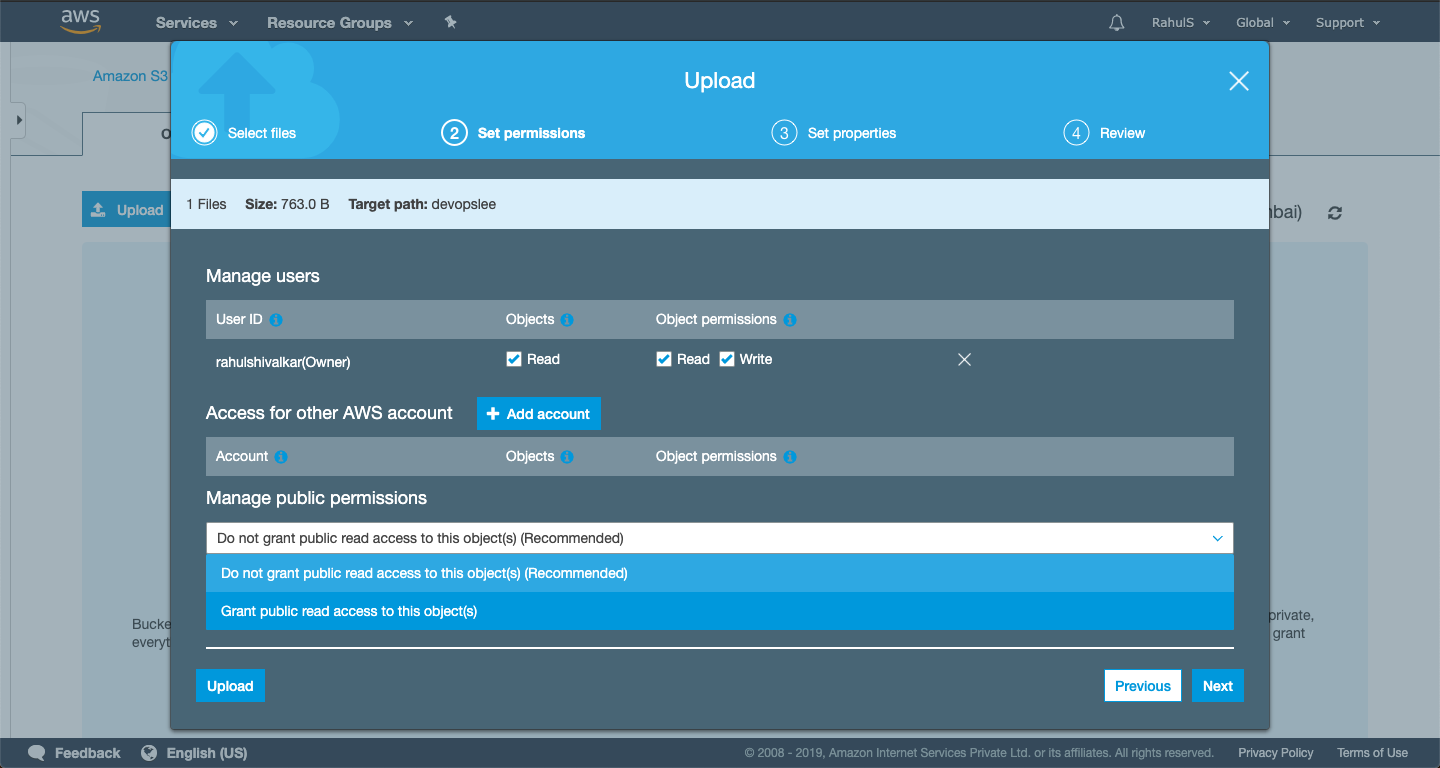 How To Create An S3 Bucket Object Storage On Amazon Aws
