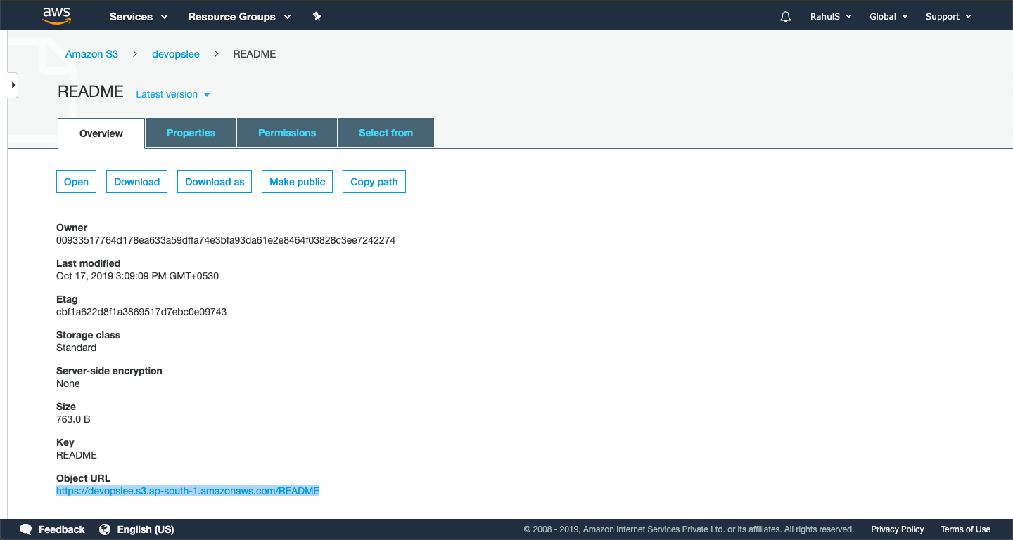 How To Create An S3 Bucket Object Storage On Amazon Aws