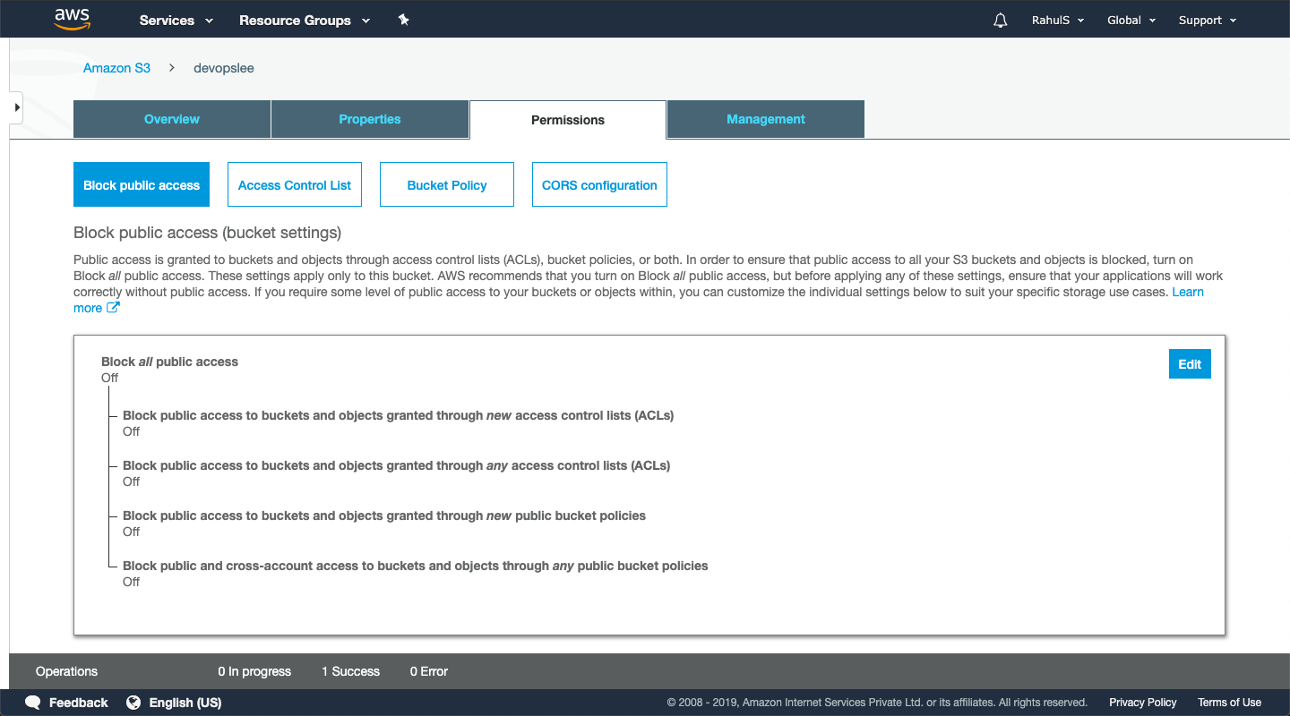 How To Create An S3 Bucket Object Storage On Amazon Aws