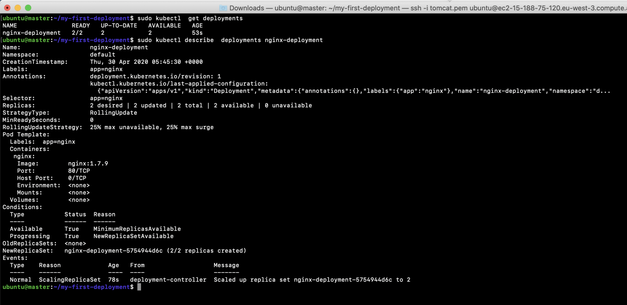 Creating Your First Deployment On A Kubernetes Cluster Cộng Đồng Linux