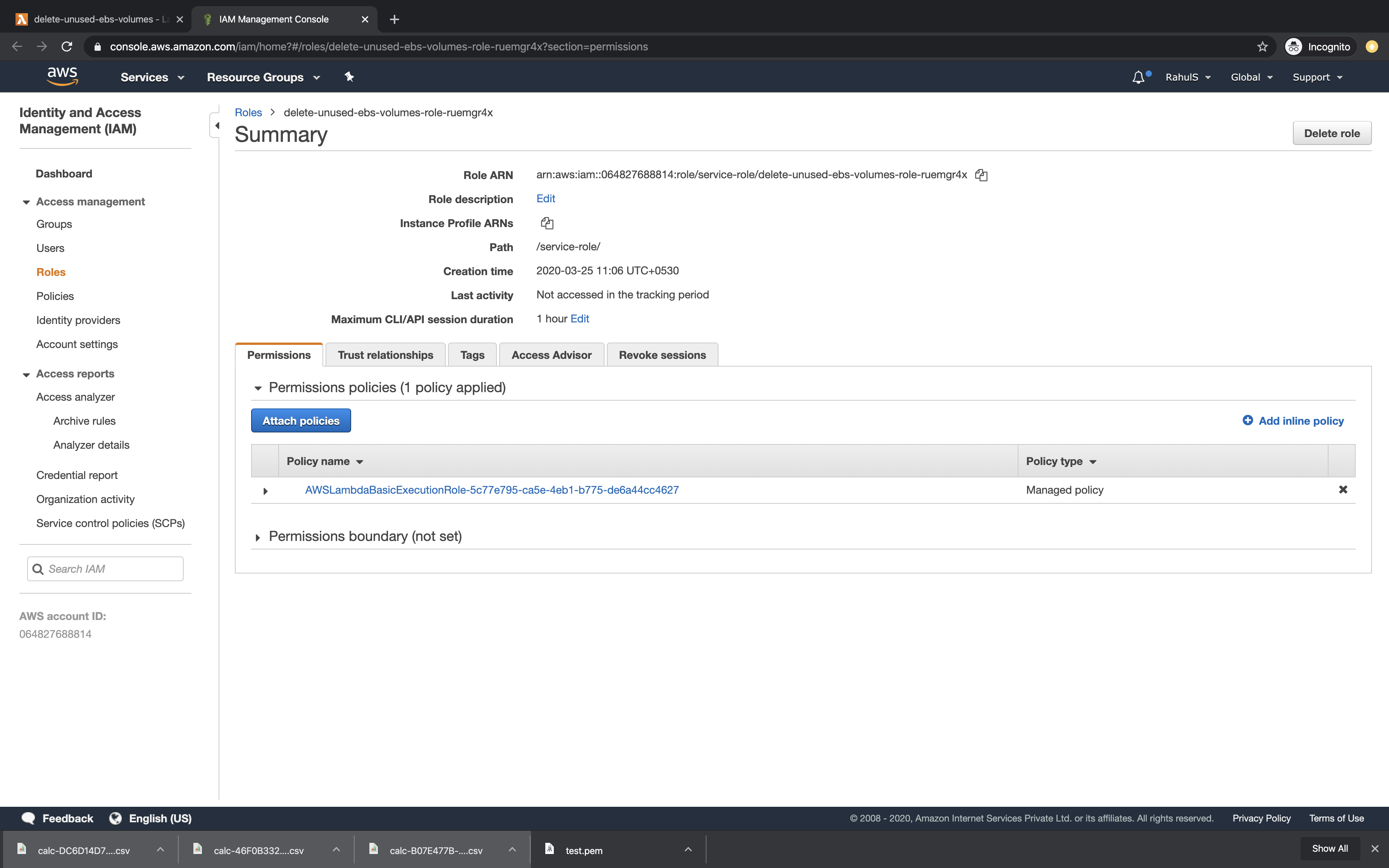 Delete Unused Ebs Elastic Block Storage Volumes On Aws Using A Lambda Function