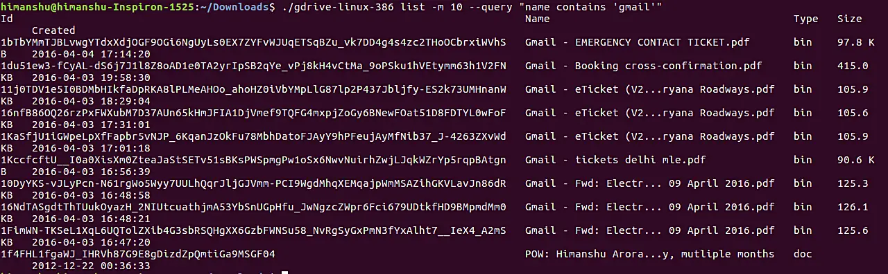 How To Access Your Google Drive Account From Linux Command Line Using Gdrive