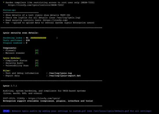 Three Tools to Scan a Linux Server for Viruses, Malware and Rootkits