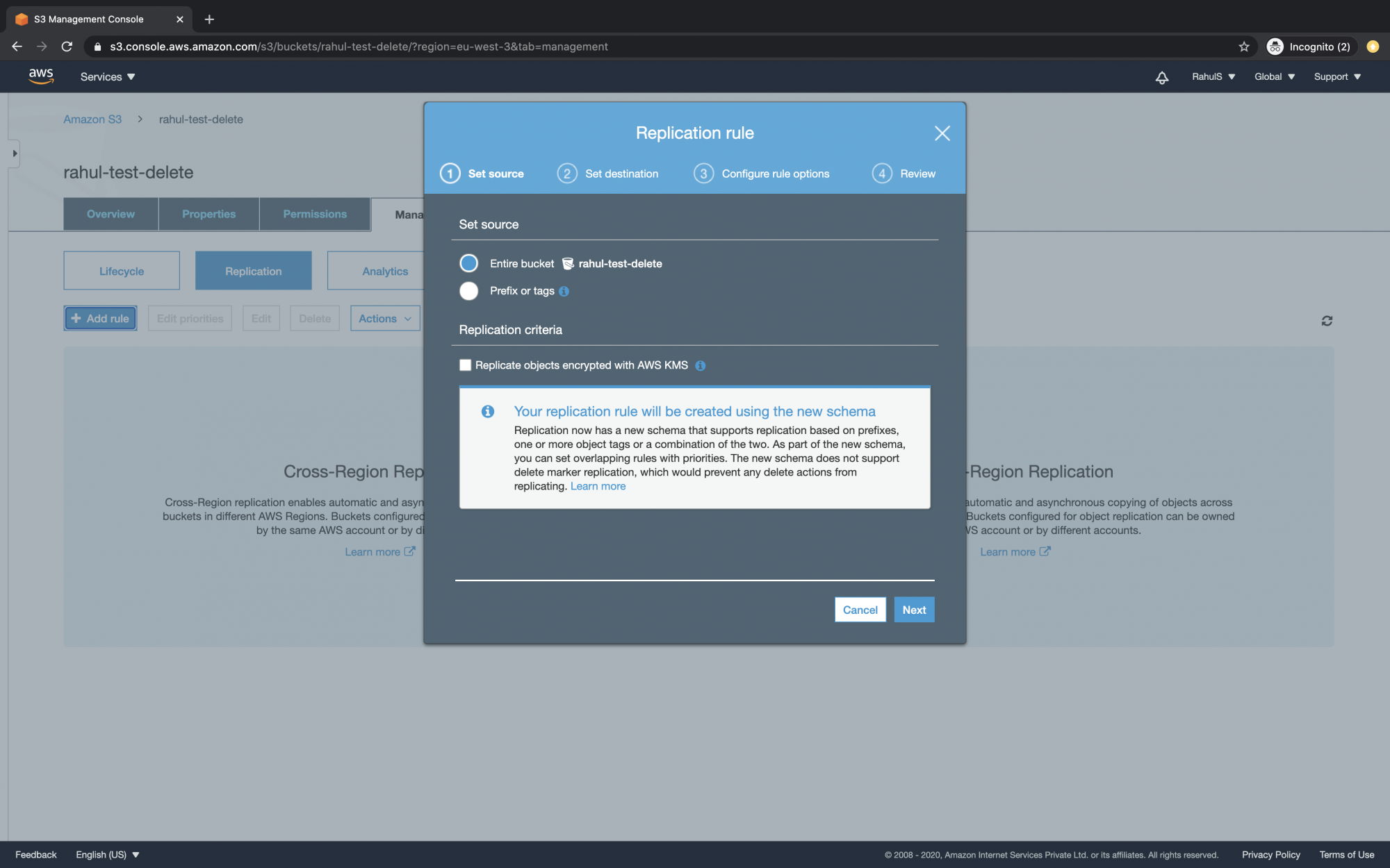 How to add a replication rule to an S3 bucket - Cộng Đồng Linux