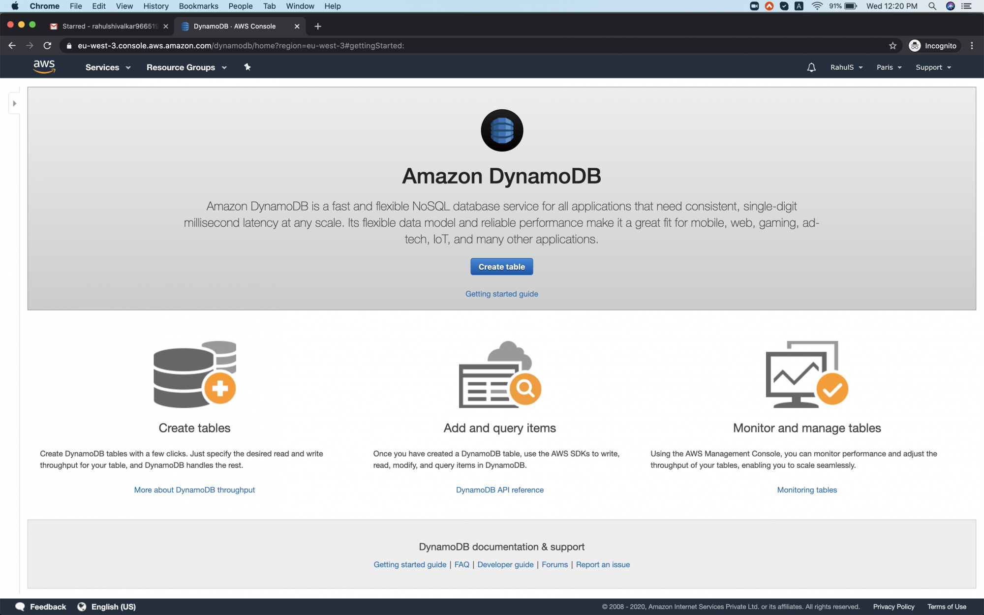 How To Create A Dynamodb Table In Aws