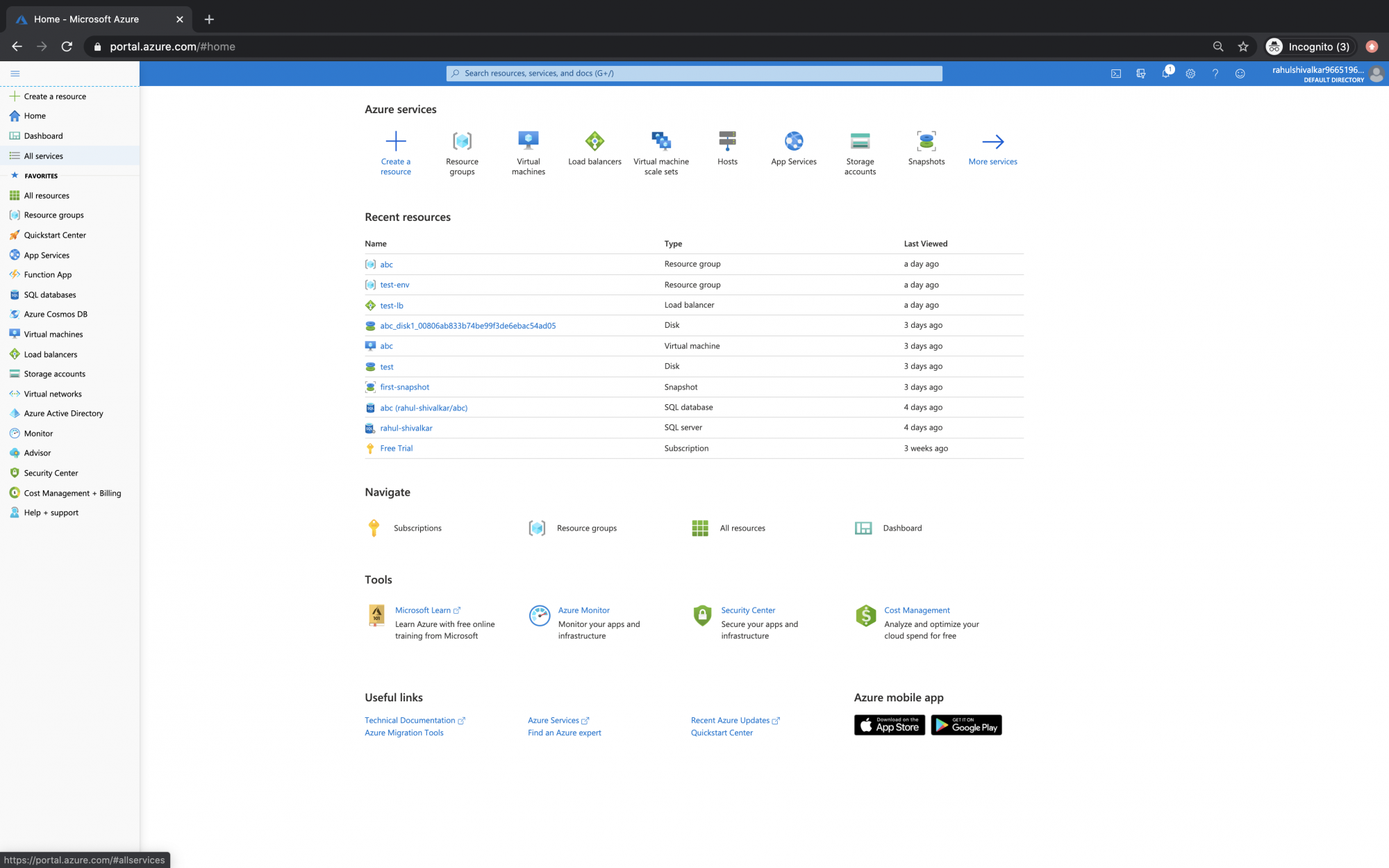 How to create a Load Balancer in Azure Cloud