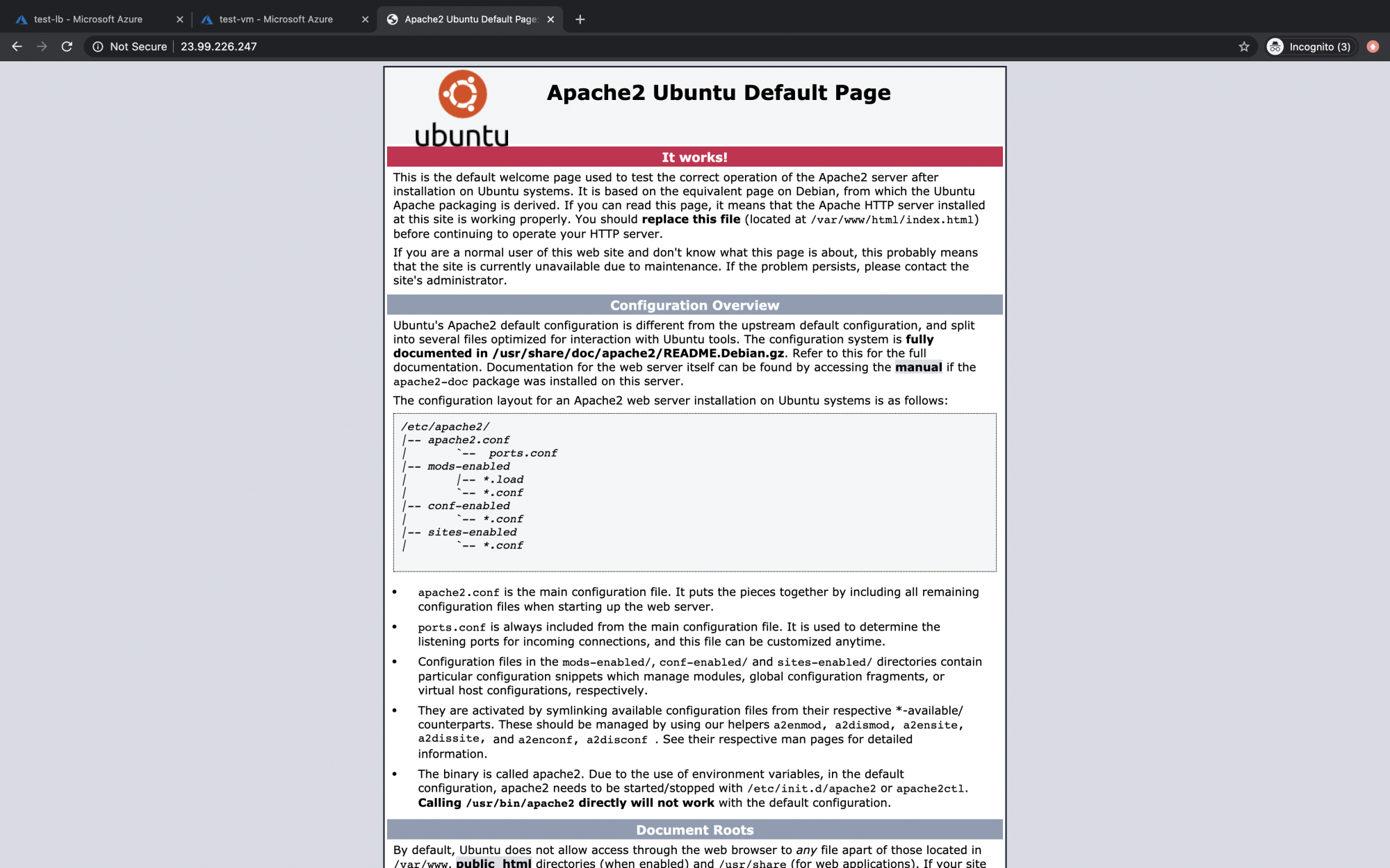 How to create a Load Balancer in Azure Cloud