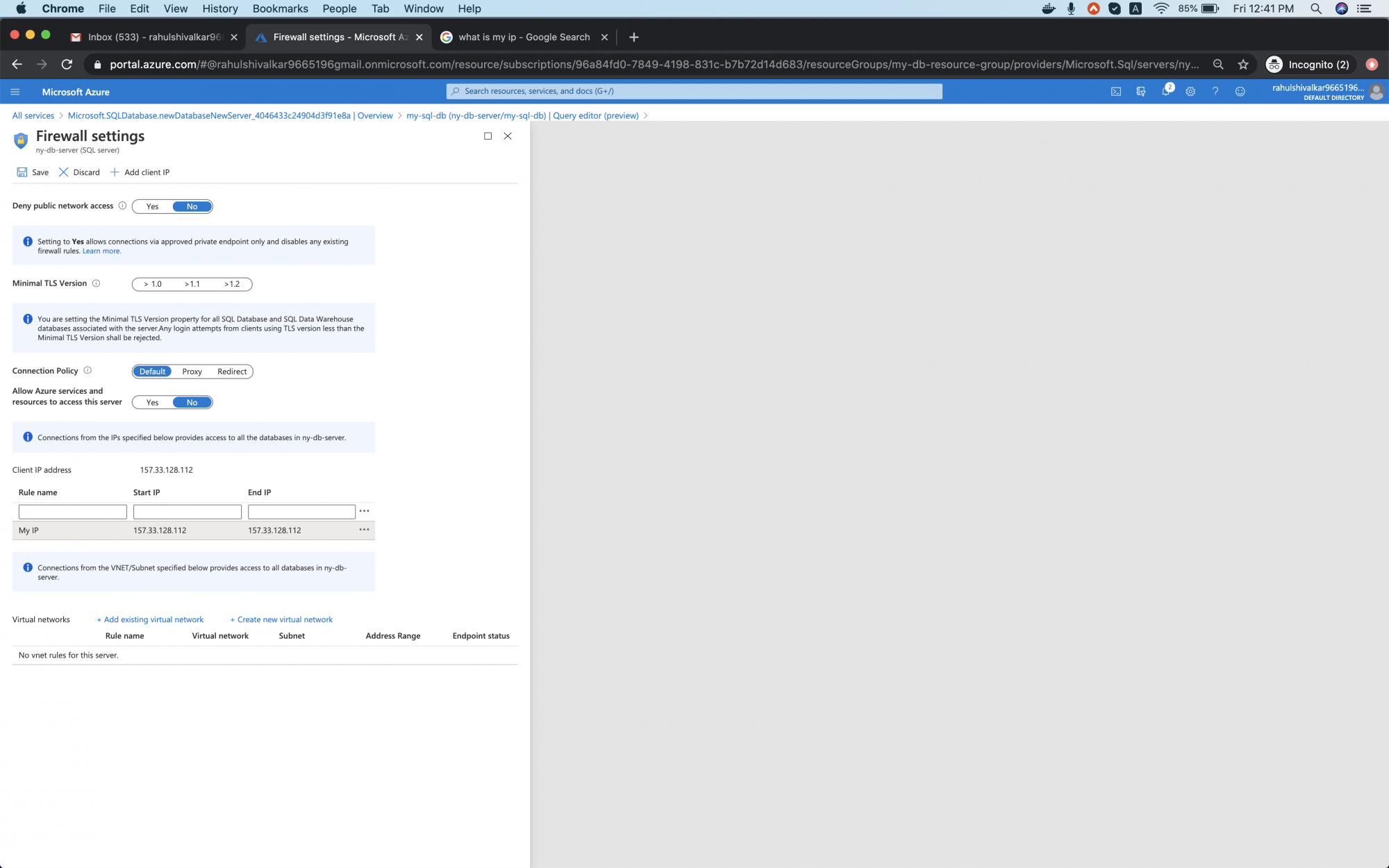 How To Create A Mysql Database Server And Database In Azure Cloud