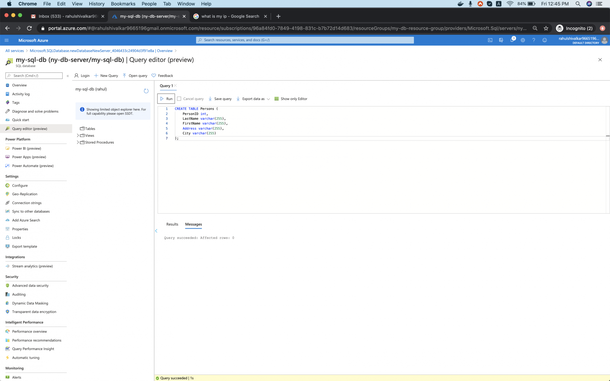 How To Create A Mysql Database Server And Database In Azure Cloud