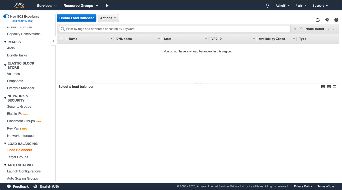 How to create a Network Load Balancer on AWS