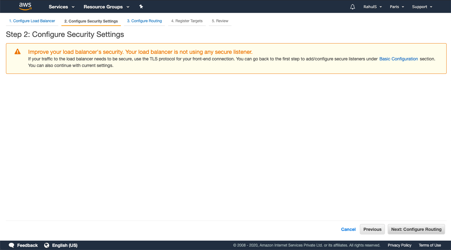How to create a Network Load Balancer on AWS