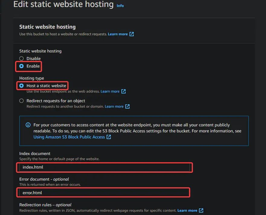 How to Create a Static Website Using Amazon S3
