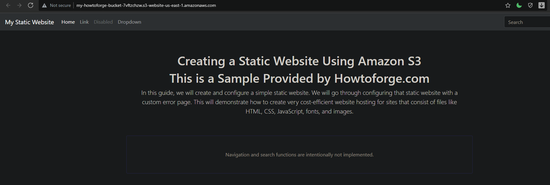 How to Create a Static Website Using Amazon S3