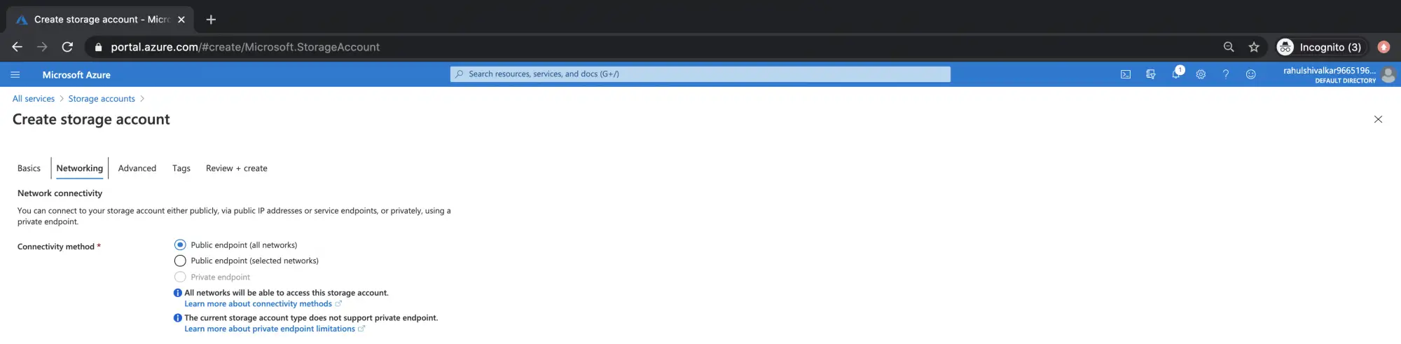 How to use Object Storage in Azure Cloud