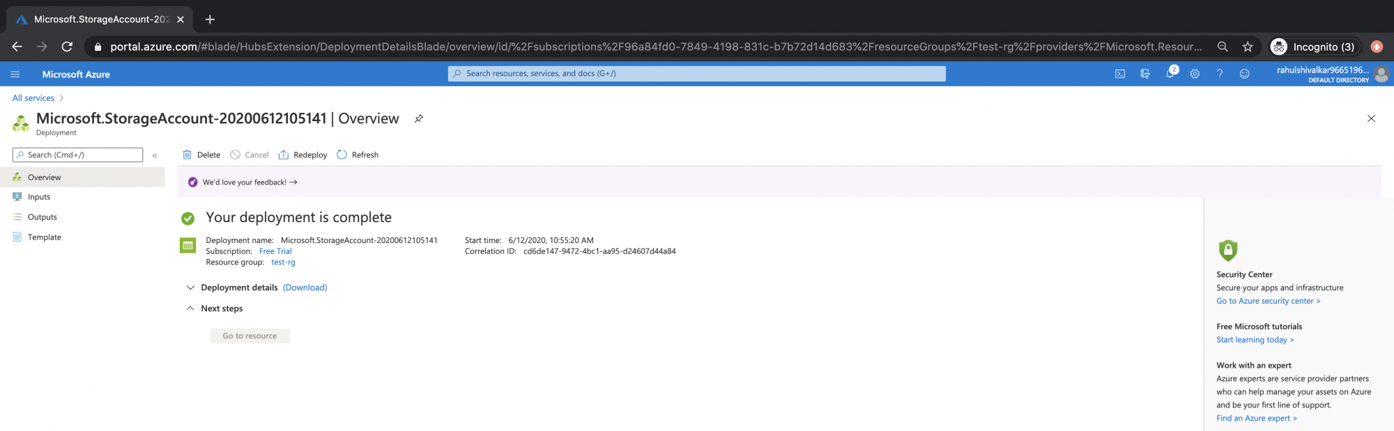 How to use Object Storage in Azure Cloud