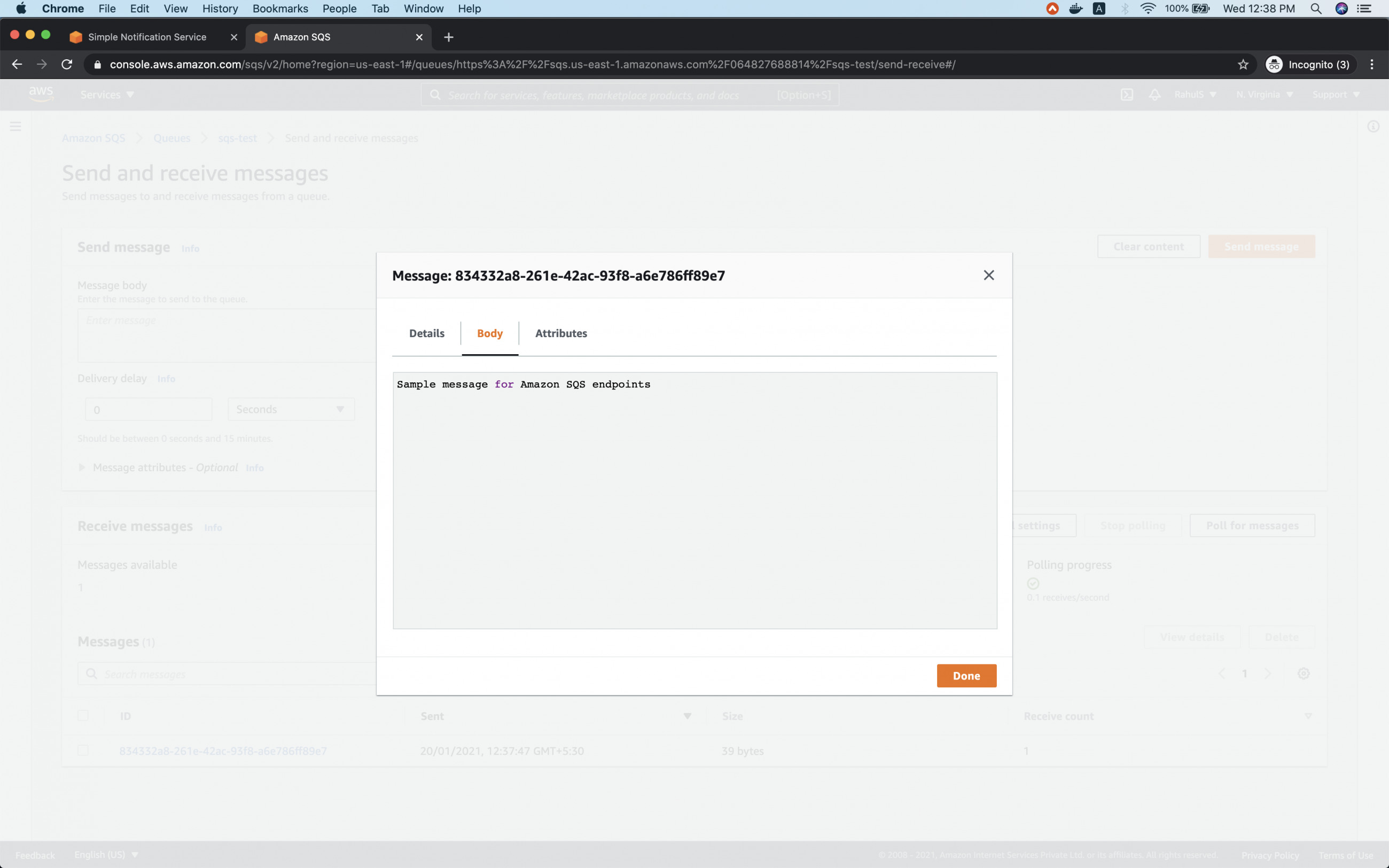 How To Create A Subscription Between An Sqs Queue And Sns Topic On Aws
