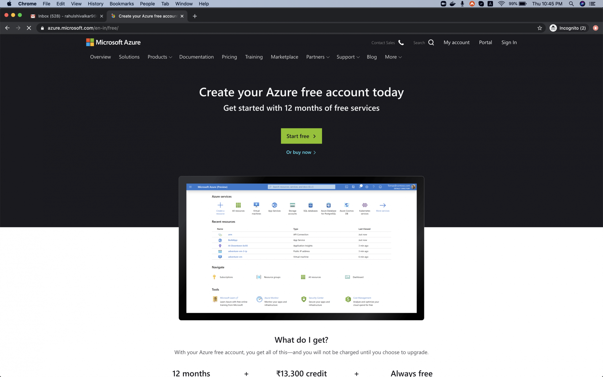 How to take a Snapshot of a disk in Microsoft Azure Cloud