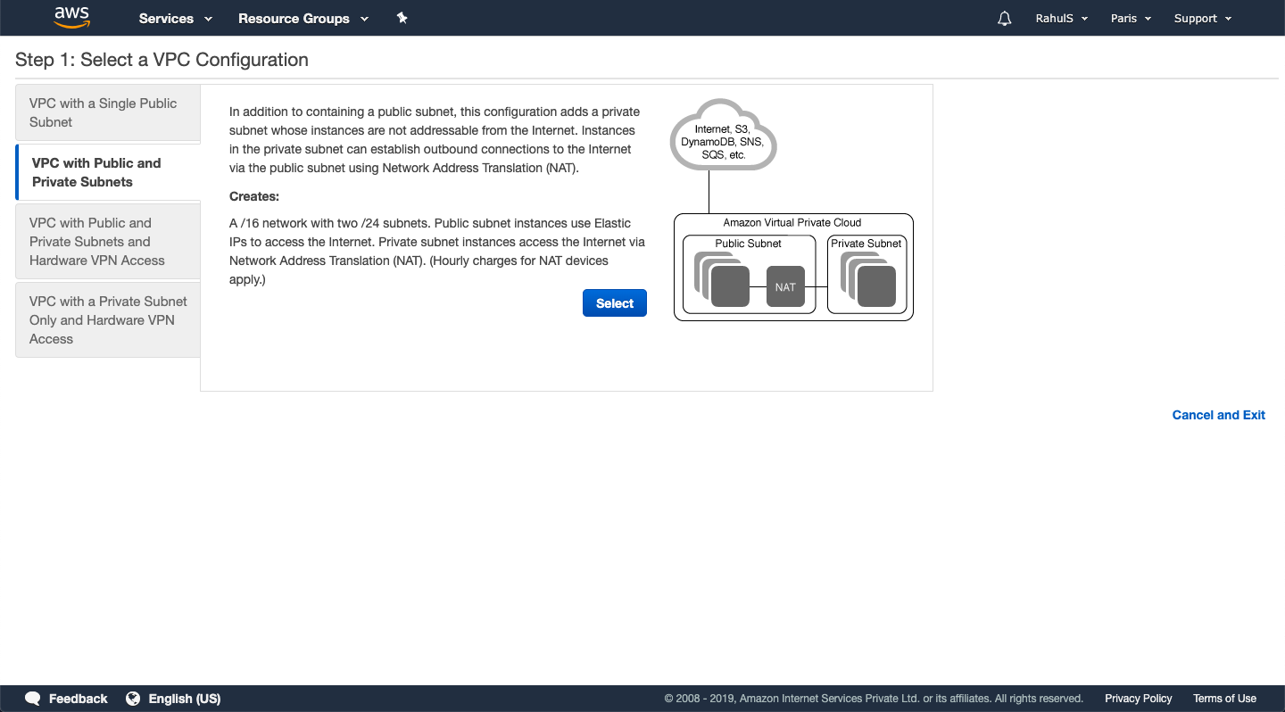 How to create a Virtual Private Cloud (VPC) in AWS