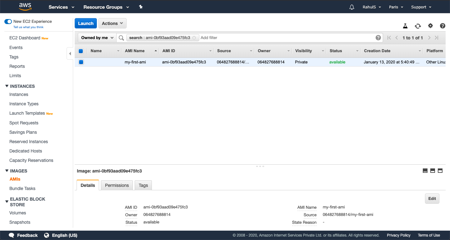 How To Create An Amazon Machine Image Ami And Use It On Aws
