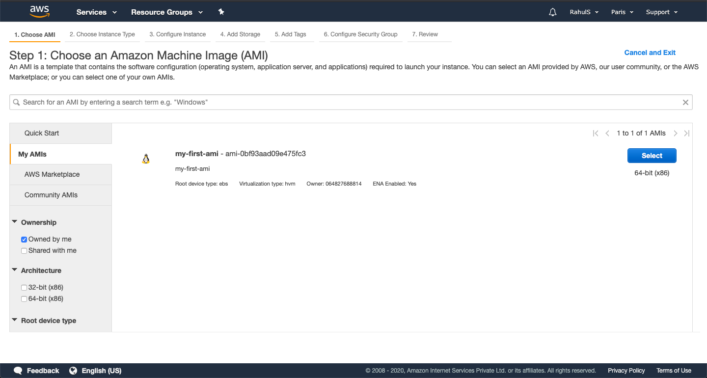 How to Create an Amazon Machine Image (AMI) and use it on AWS - Cộng ...