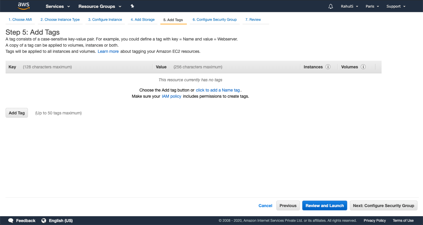 How to Create an Amazon Machine Image (AMI) and use it on AWS