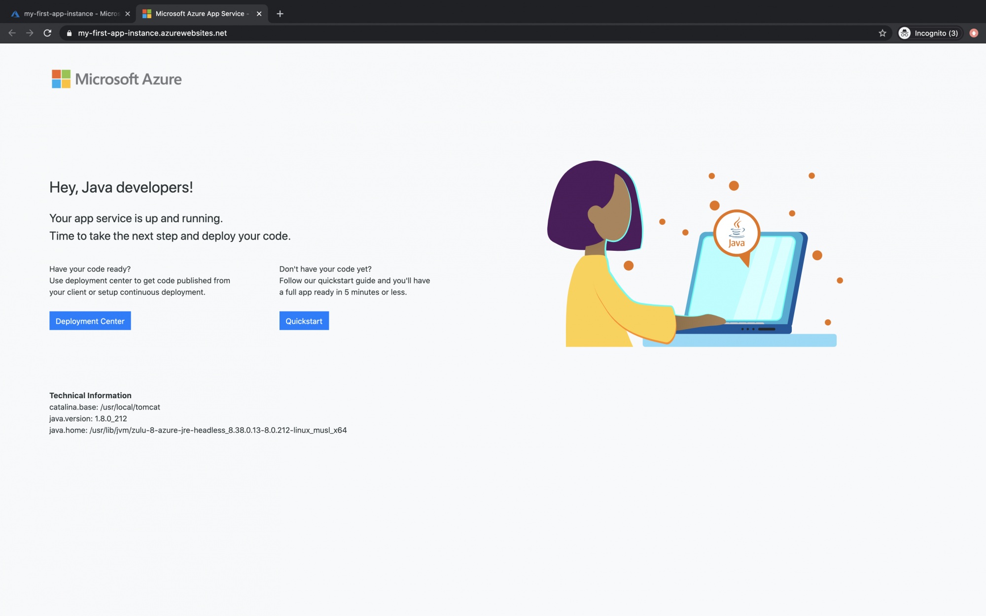 How to create an App Service on Azure Cloud