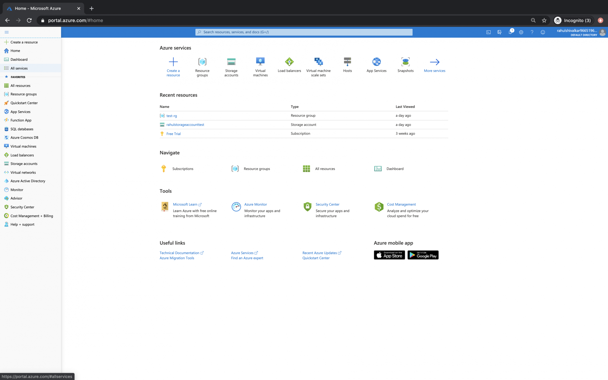 How to create an App Service on Azure Cloud