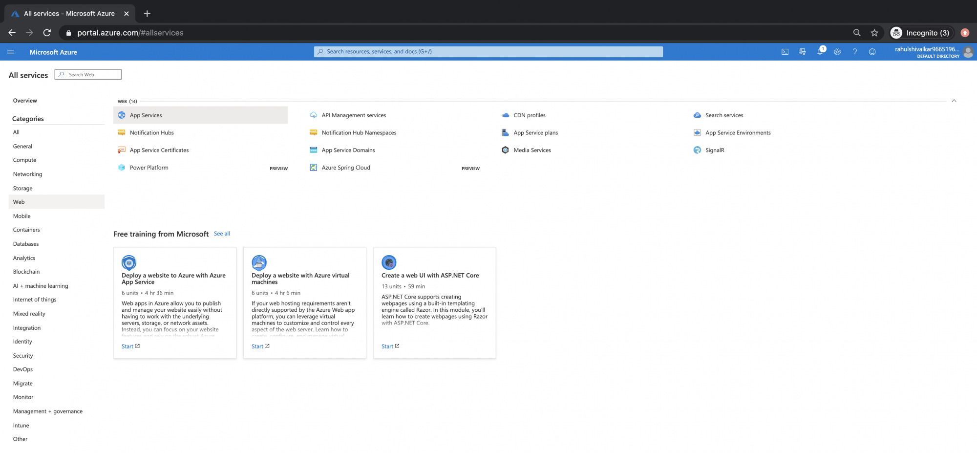 How To Create An App Service On Azure Cloud