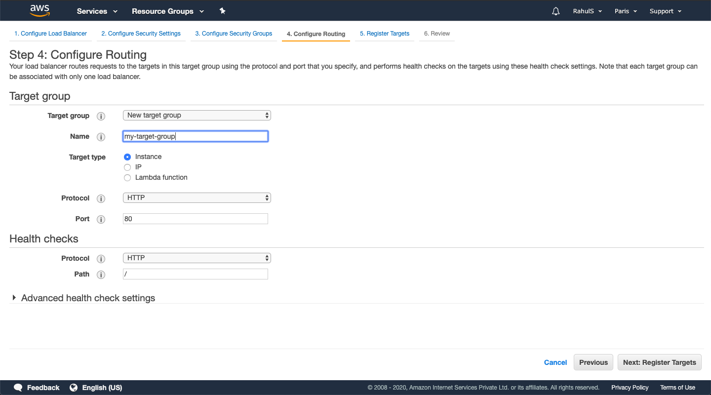 How to create an Application Load Balancer on AWS