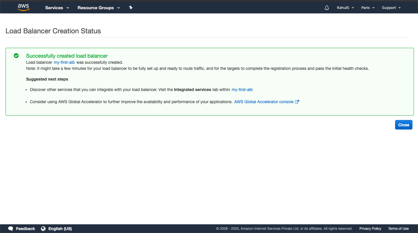 How to create an Application Load Balancer on AWS