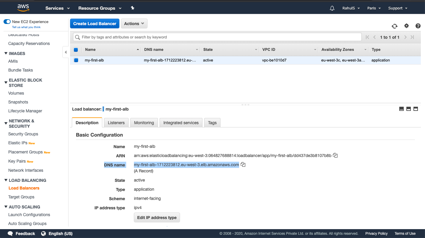 How to create an Application Load Balancer on AWS