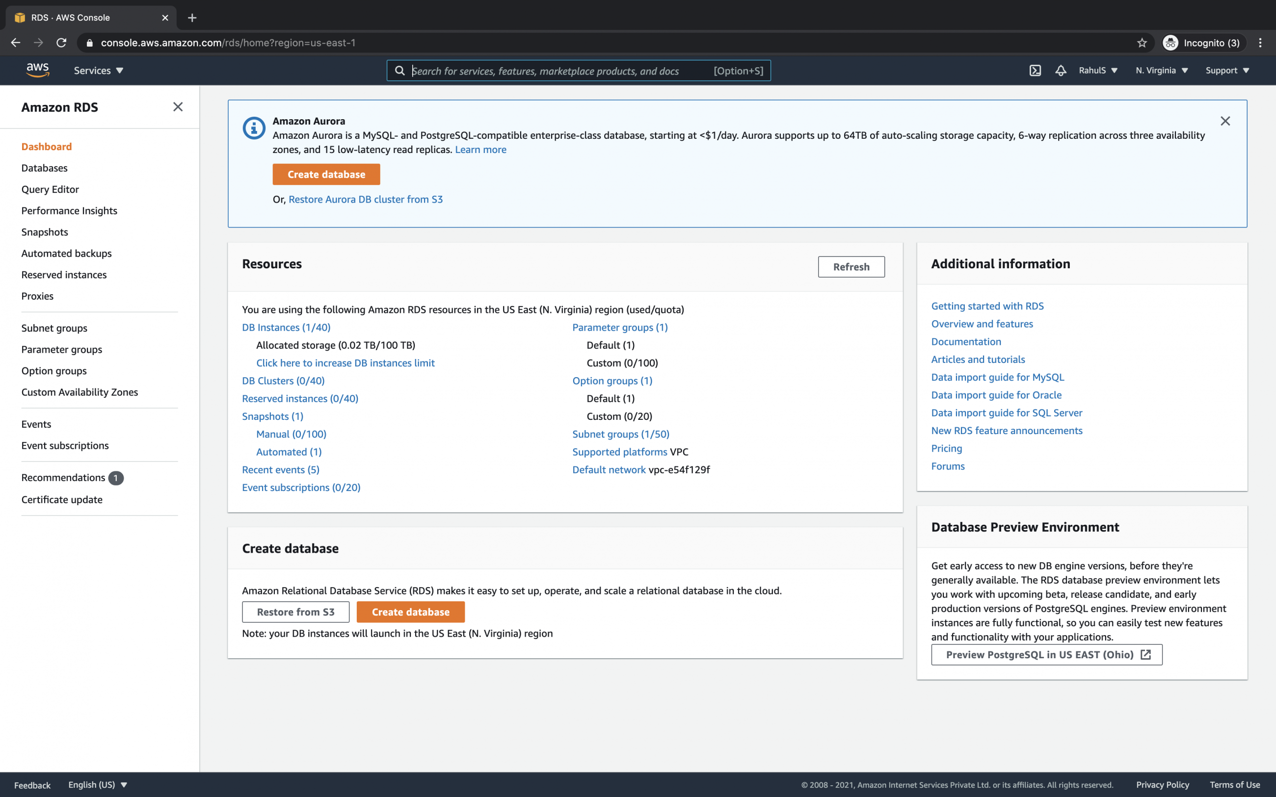 How To Create And Modify A Parameter Group For An Rds Instance On Aws